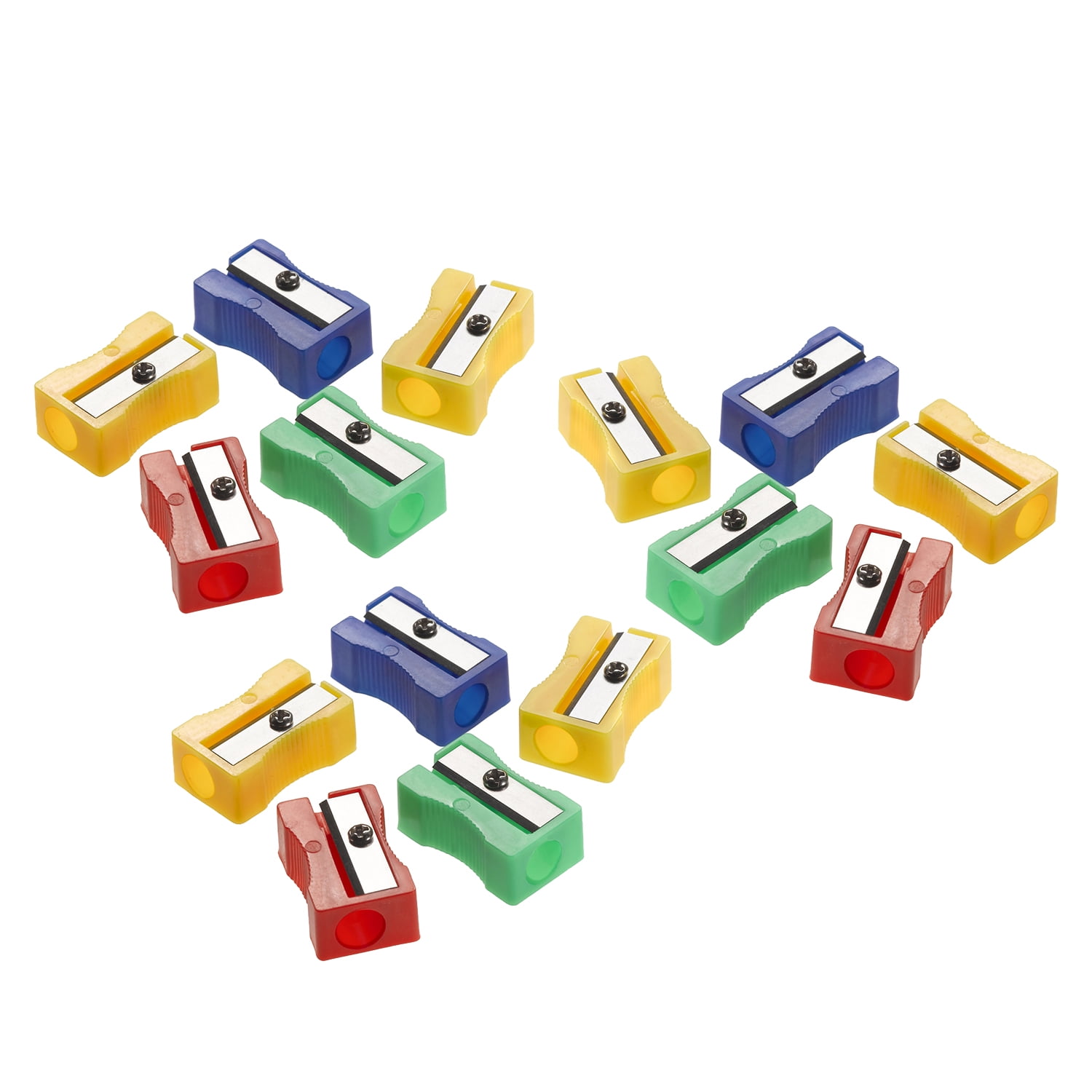 Westcott Single-Hole Pencil Sharpener Classroom Pack, 24 Per Pack, 3 ...