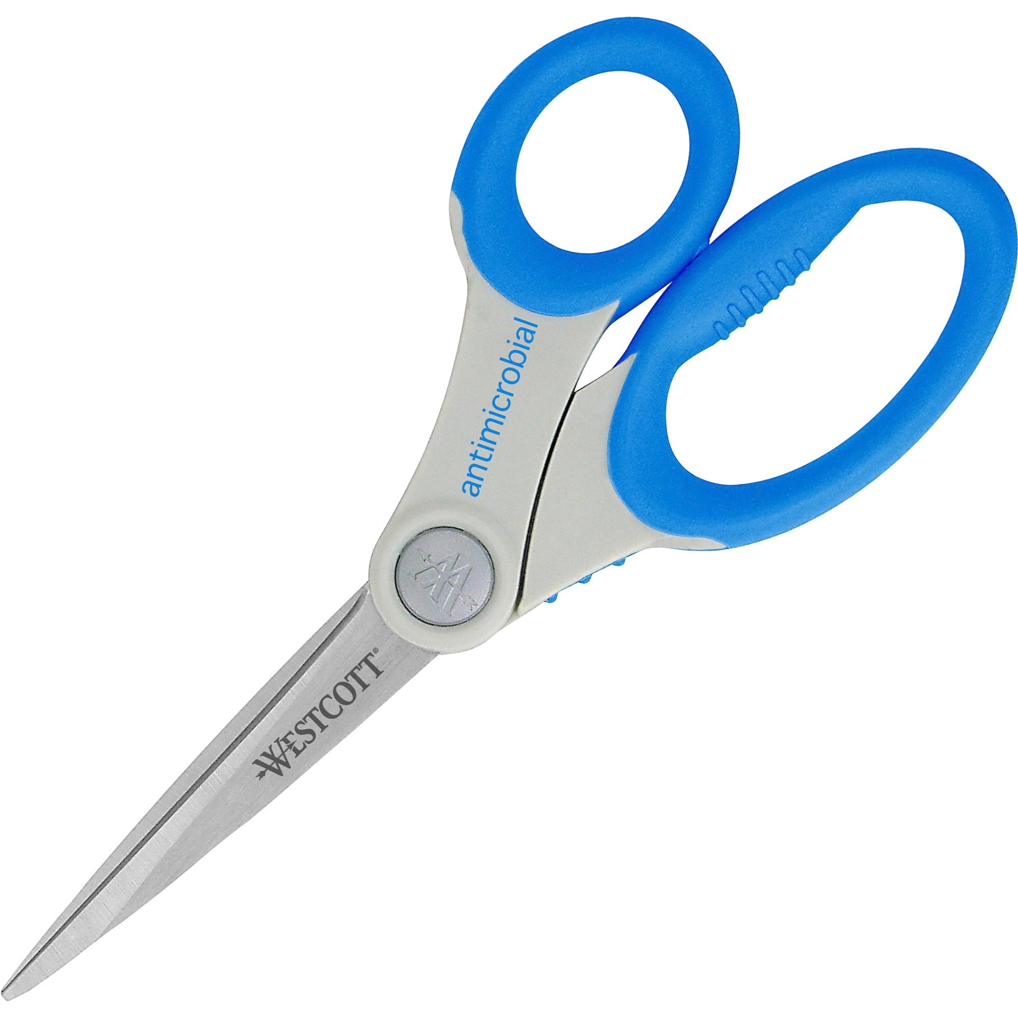 Westcott Soft Handle with Antimicrobial Protection Scissors, Blue, 8 ...