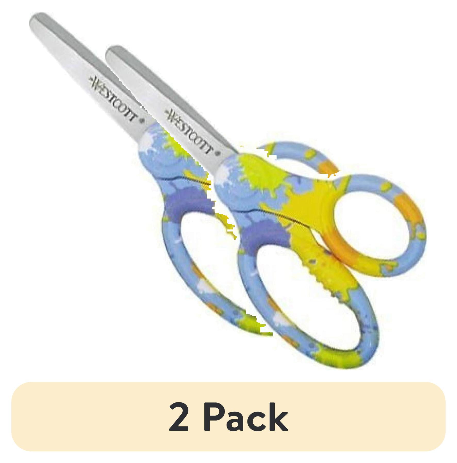 (2 pack) Westcott Splat! Blunt Tip Student Scissors, 5-Inch, Colors ...