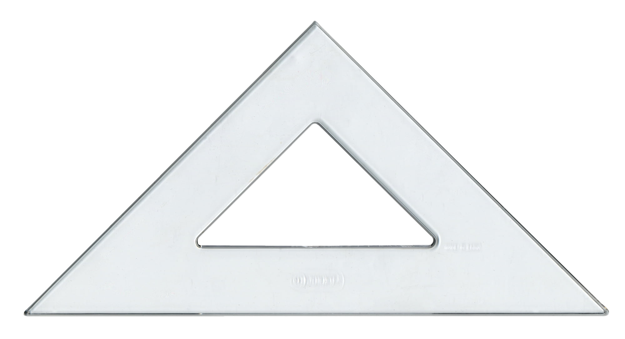 Westcott Student Grade Polystyrene Triangle, 45 and 90 Degrees, 10 ...