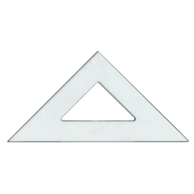 Westcott Student Grade Polystyrene Triangle, 45 and 90 Degrees, 10 ...