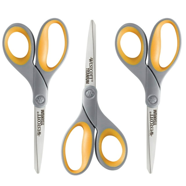 Westcott Titanium Bonded 8" Titanium Multi-Purpose/Heavy Duty Scissors ...