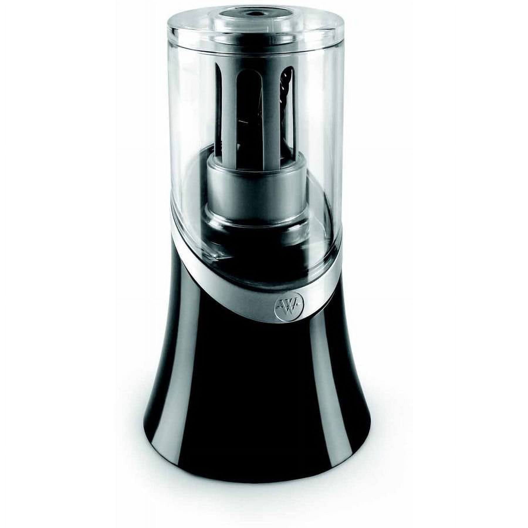 Westcott iPoint Evolution Auto Stop Battery Operated Titanium Pencil Sharpener, Black - Walmart.com