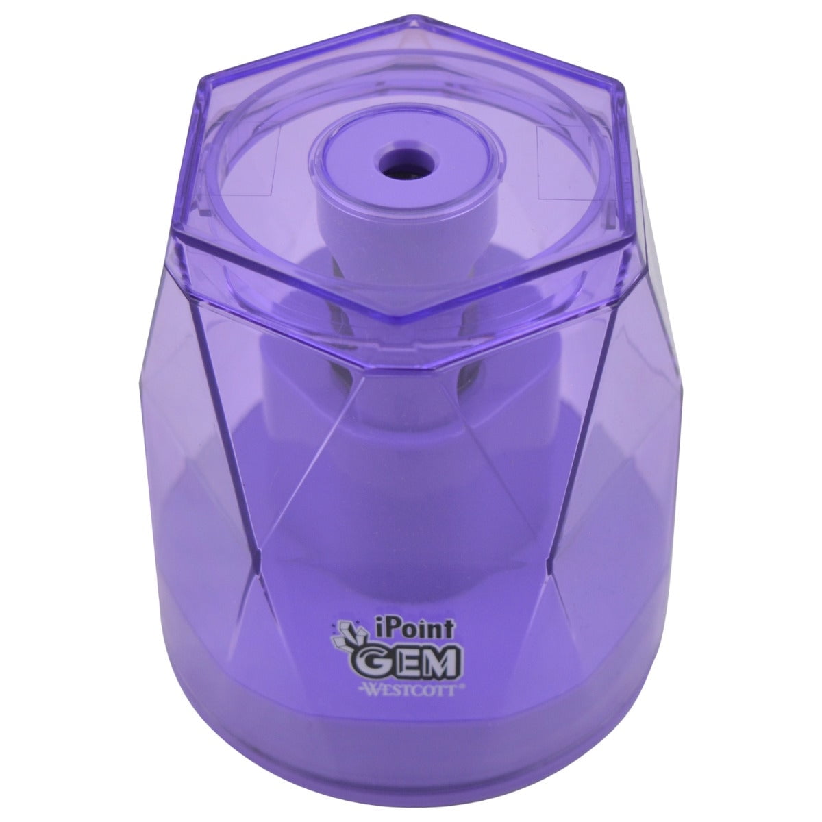 Westcott iPoint GEM Battery Pencil Sharpener, Purple (00576-PARENT ...