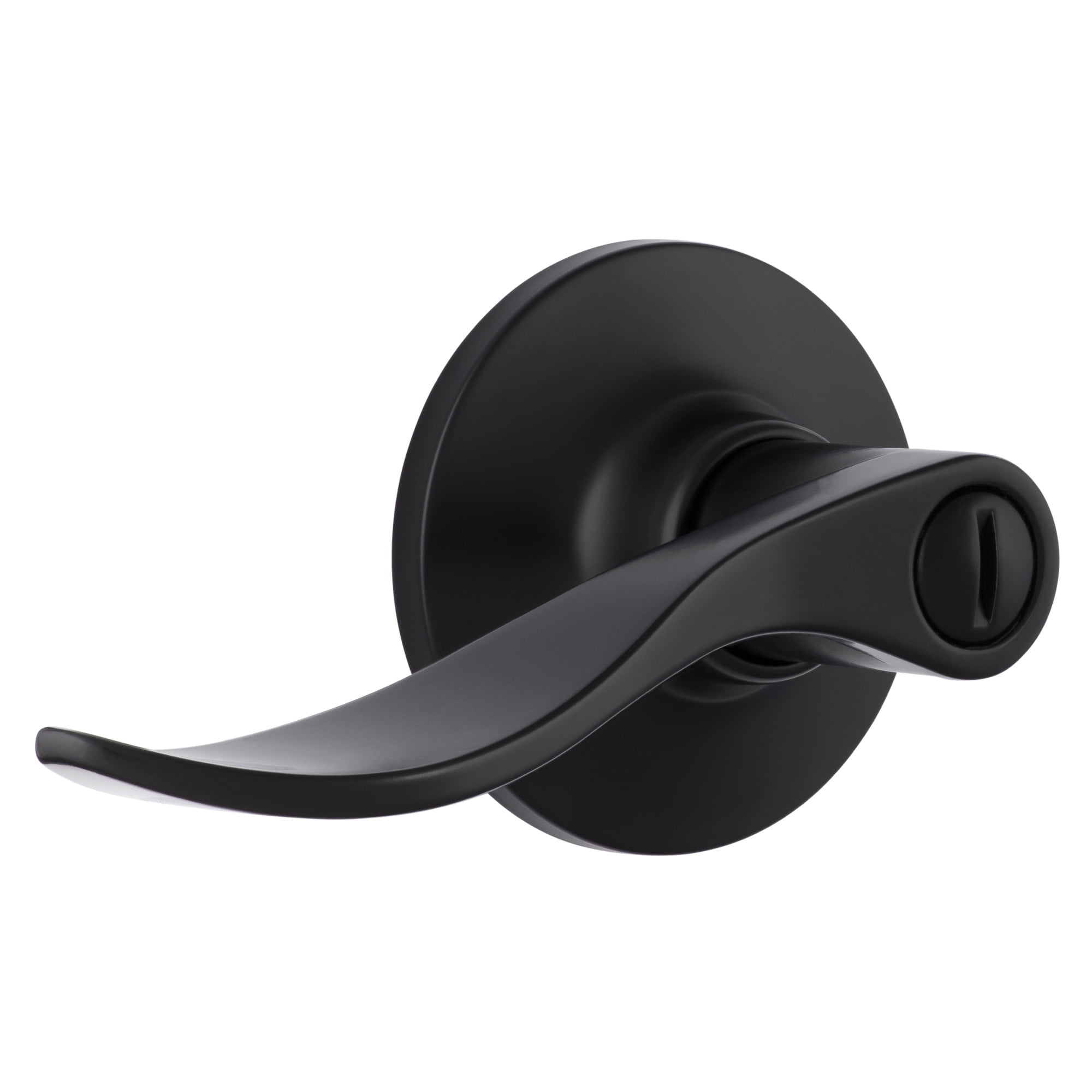 Westcraft Wave Lever Privacy Door Lock in Matte Black - Walmart.com