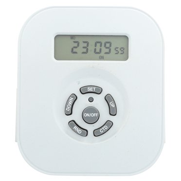myTouchSmart Simple Set Indoor Plug-In Digital Timer, 1-Outlet, 36253 ...