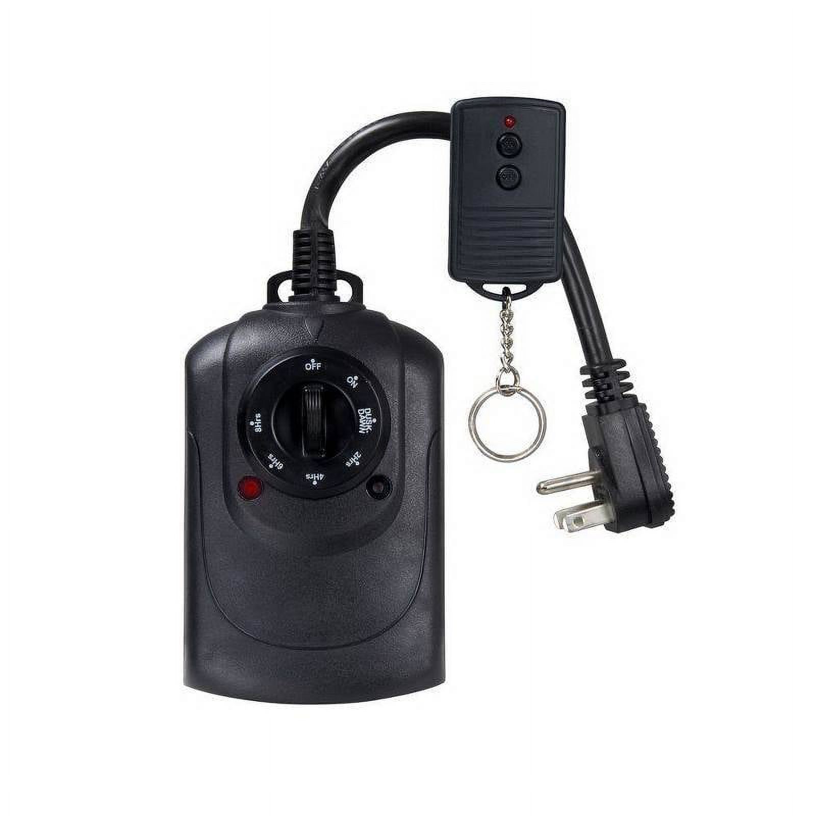 Westek TM21DOLB Photocell Timer, 15 A, 125 V, 1800 W, 2 -Outlet, 2, 4 ...