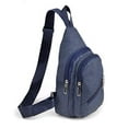 Westend Crossbody Sling Bag Backpack with Adjustable Strap - Fabric Bag ...
