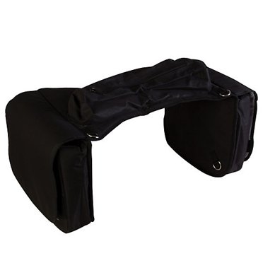 Horse Horse Western Trail Riding Saddle Suede Leather Cantle Bag Olive ...