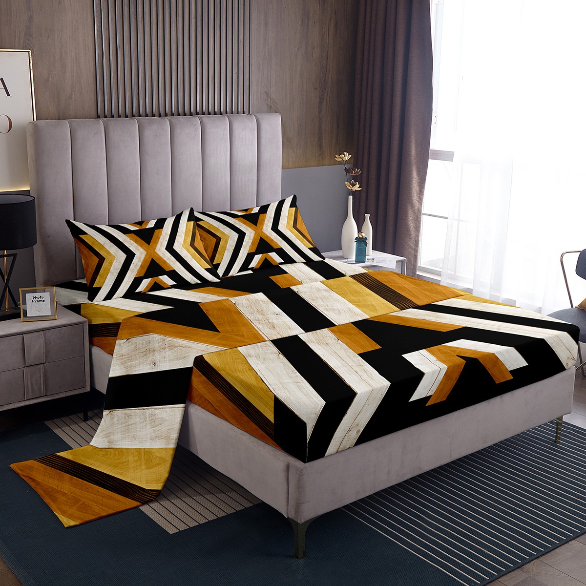 Western Aztec Bed Sheets Full Rustic Farmhouse Style Sheet Set ...