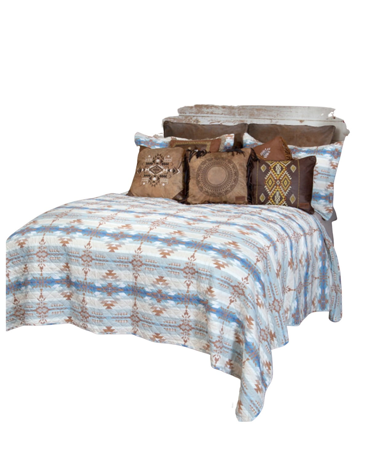 Carstens Home Unisex Stack Rock Southwestern Print Twin Quilt Set 3 ...