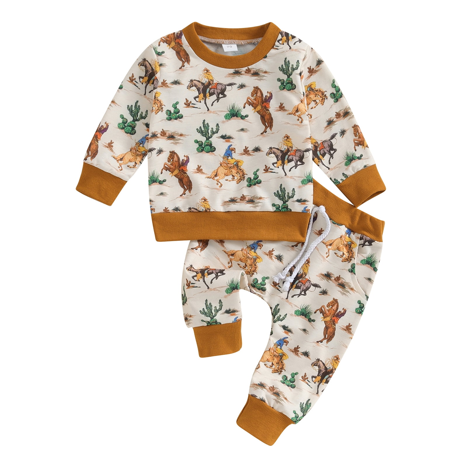 Western Baby Boy Clothes 6M 12M 18M 24M 3Y Yee Haw Long Sleeve ...