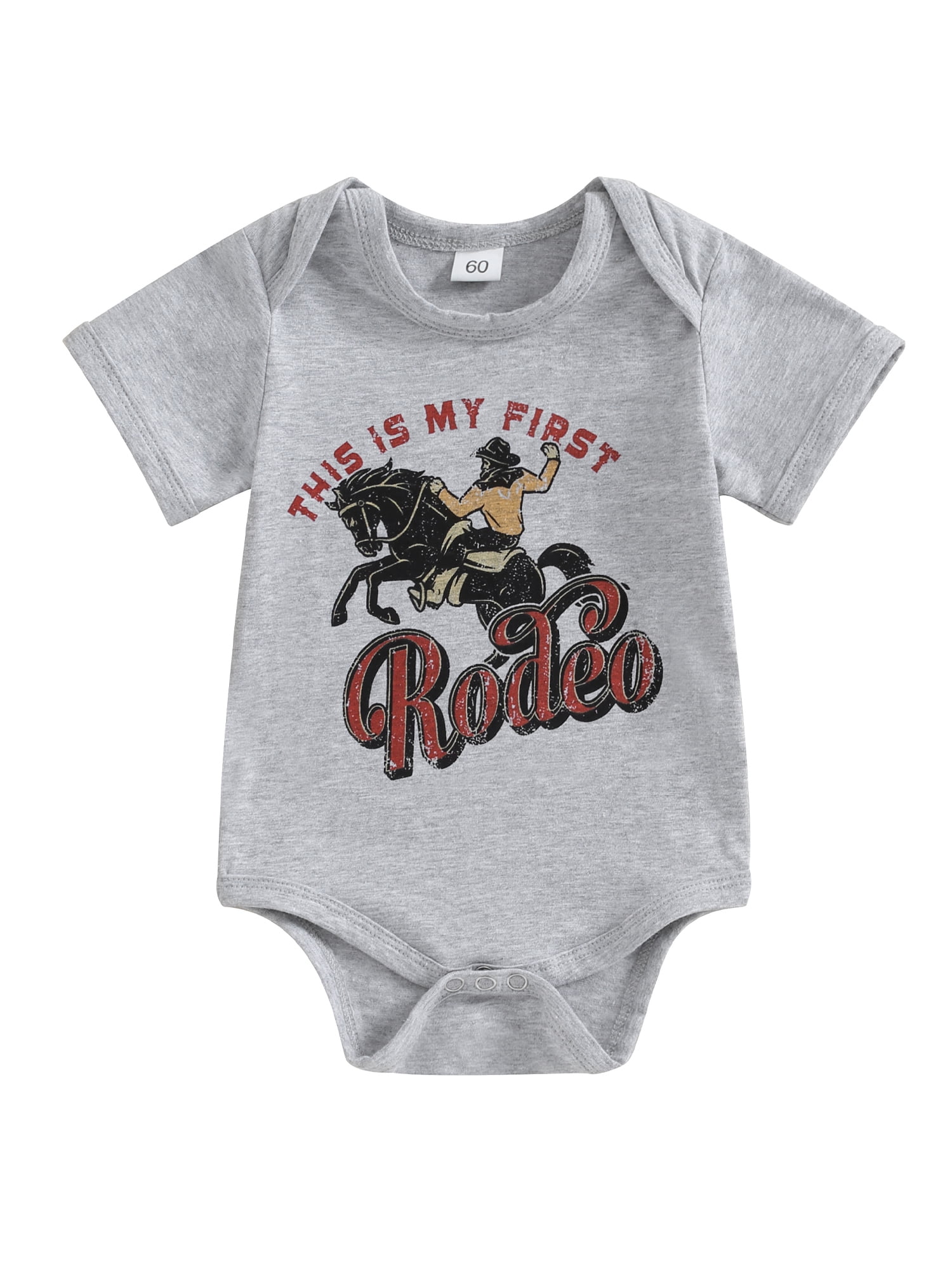 Western Baby Girls Boys Bodysuit Clothes Country Cowboy Cowgirl Funny Infant Creeper One-Piece ...