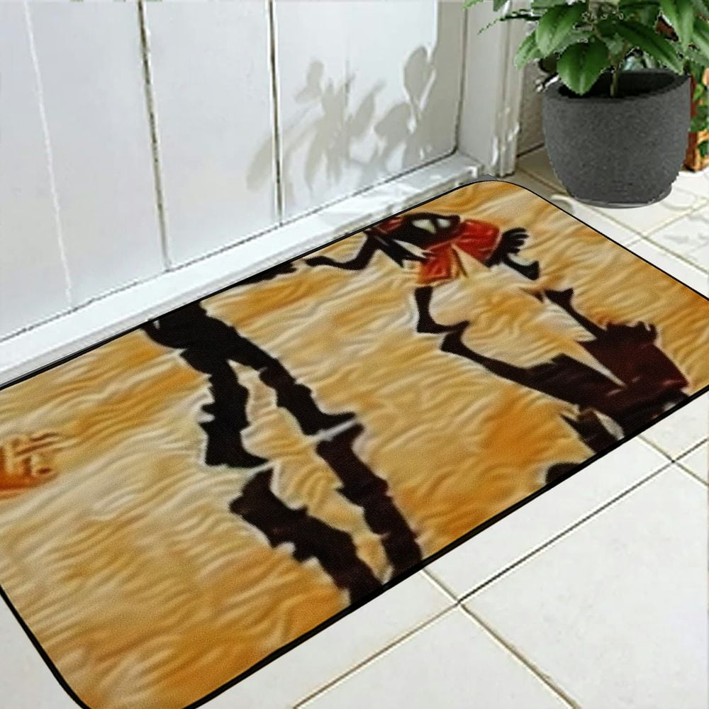 Western Bathroom Rugs, Kokopelli Native Southwestern Bath Mat for ...