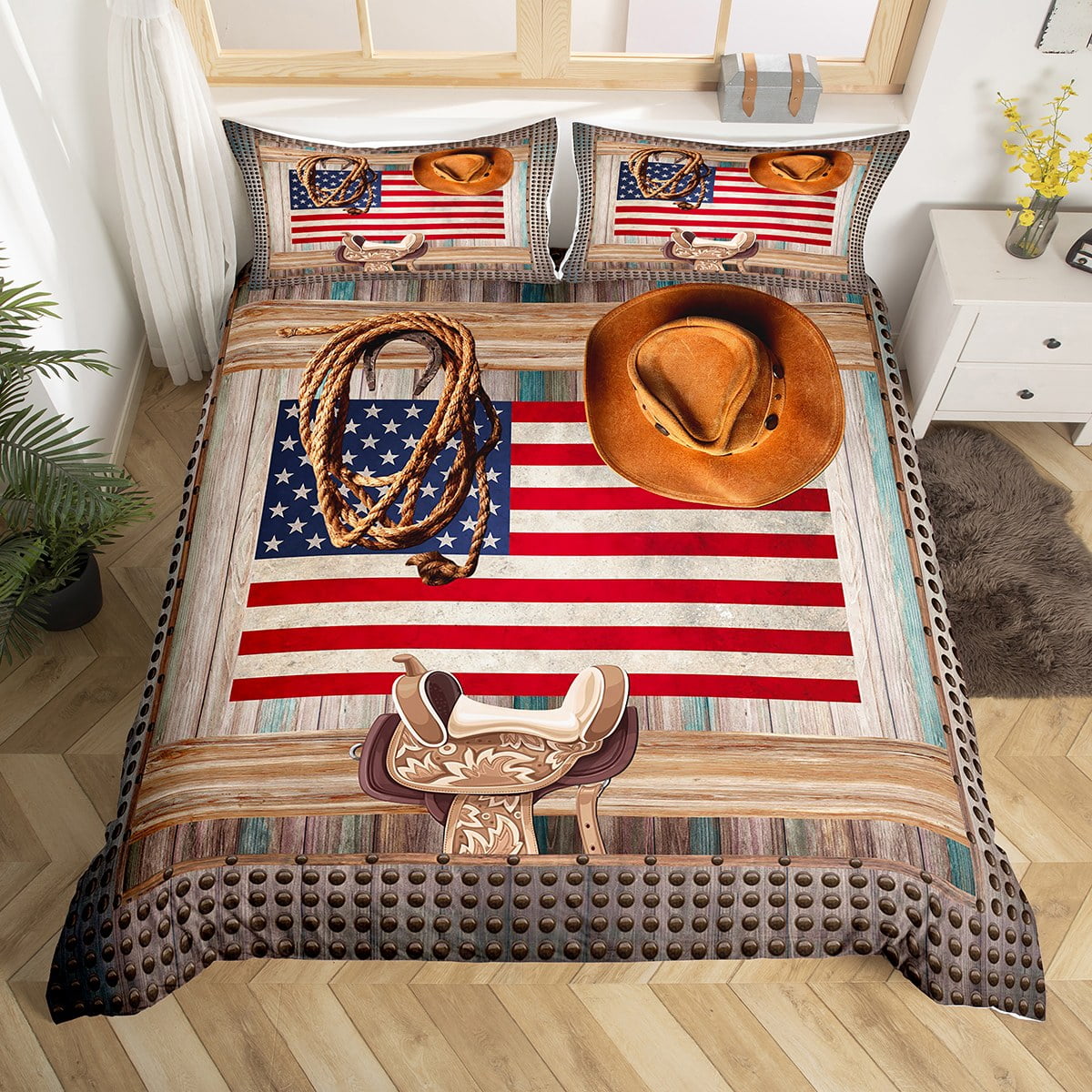Western Bedding Set Riding Crop Horsewhip Comforter Cover Cowboys Gifts ...