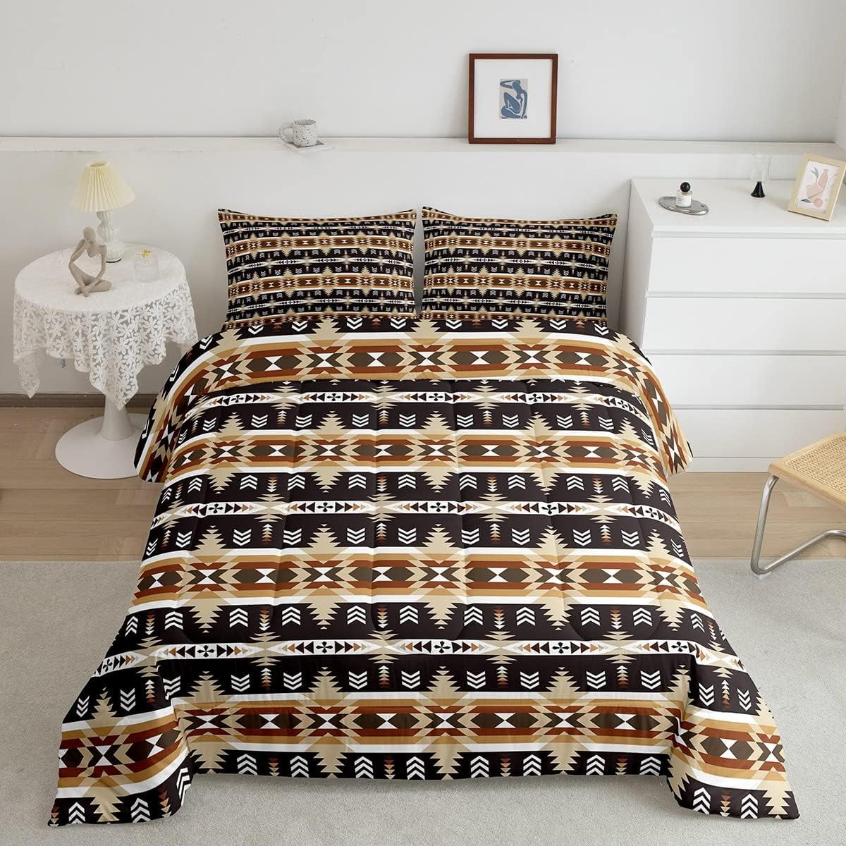 Western Bedding Sets Southwest Native Aztec Quilt for Women Men Exotic ...