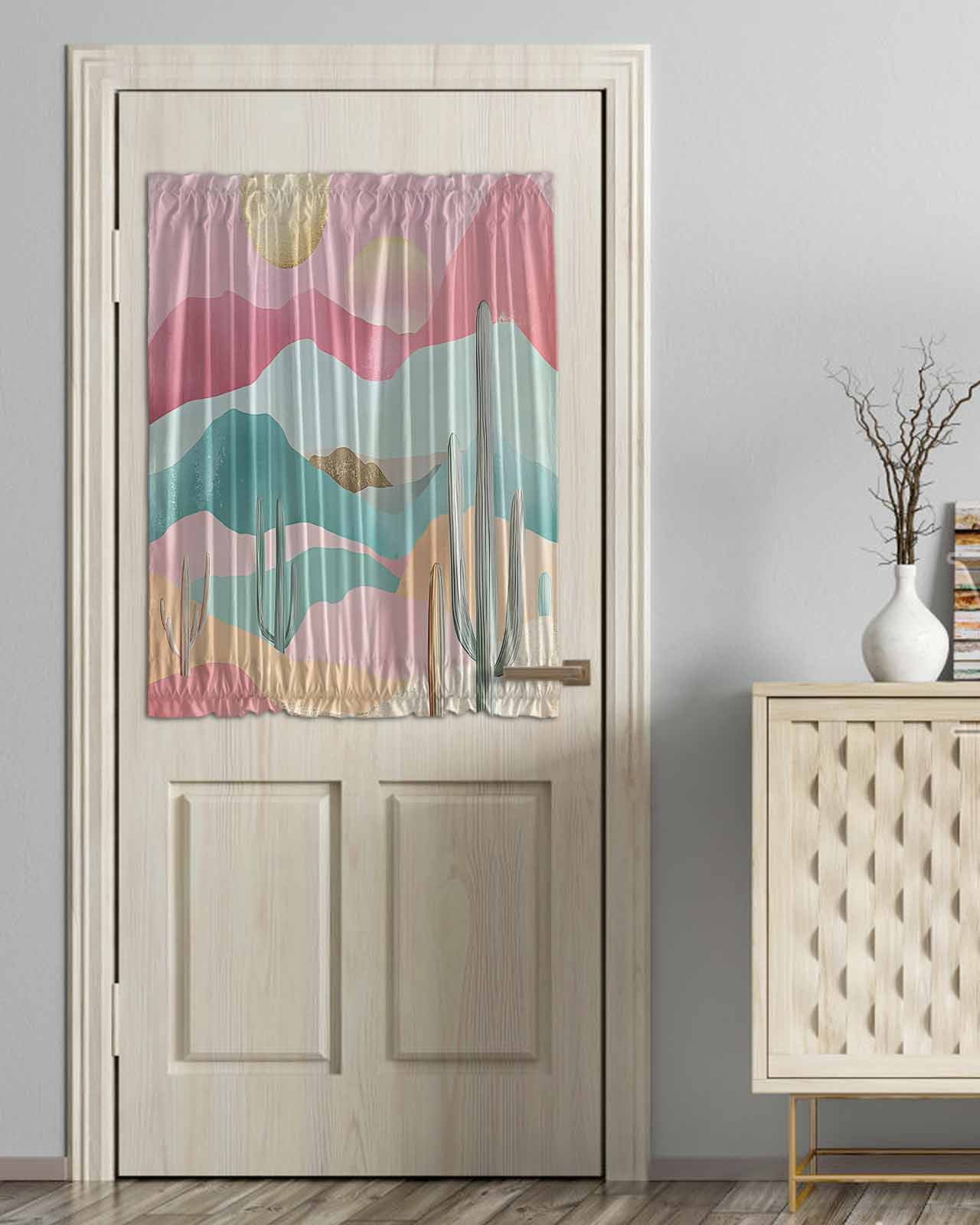 Western Boho Blackout Curtains French Door Curtains for Door Window ...
