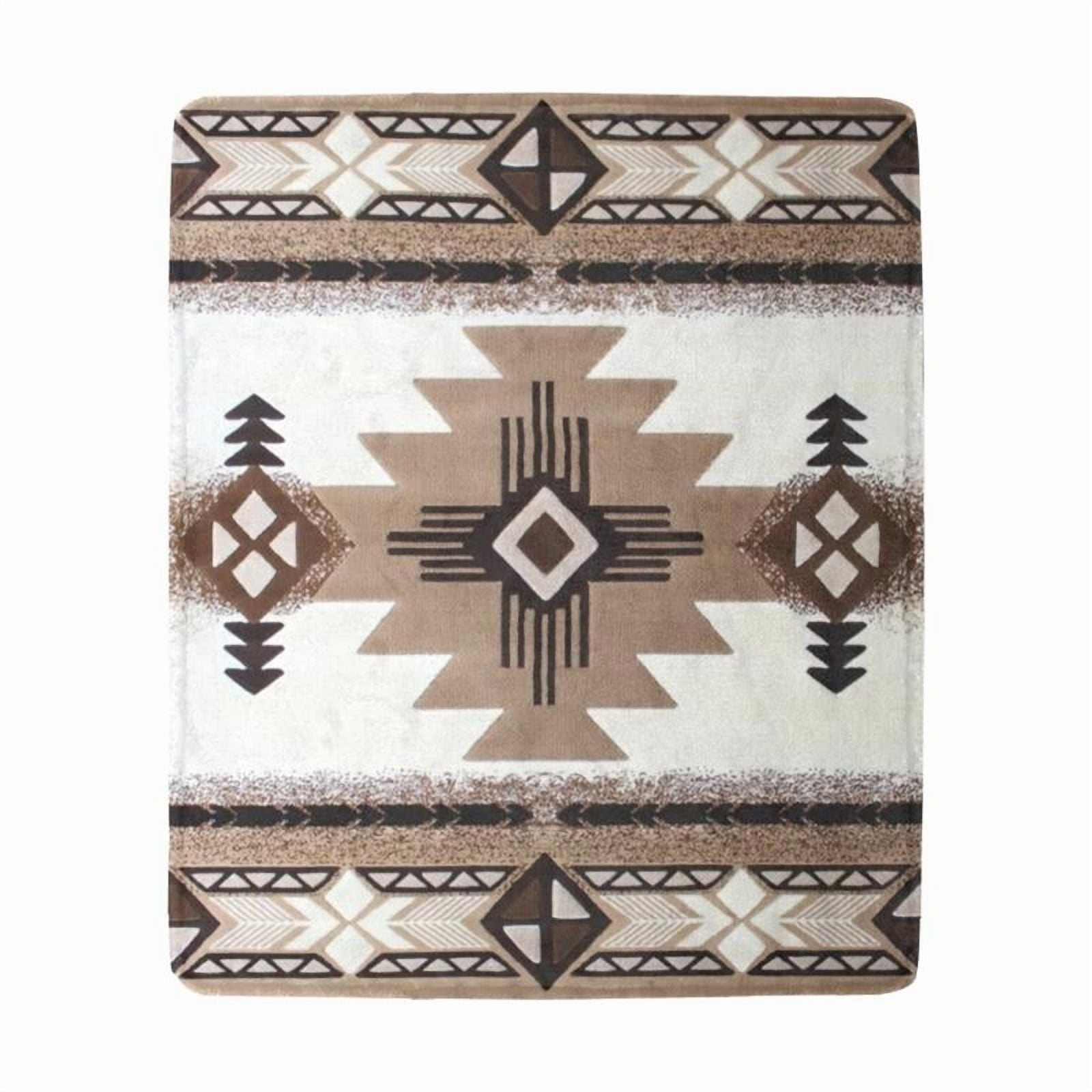 Western Boho Cowboy Print Blanket Country Farm Native West Aztec Indian ...
