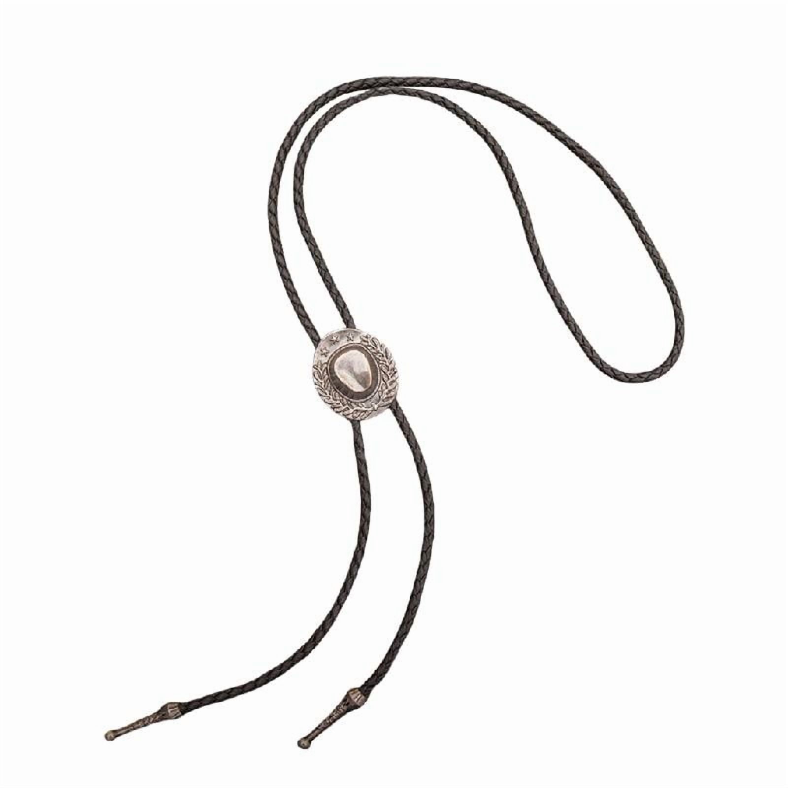 Western Bolo Tie PU Rope Neck Tie Formal Shirt Collar Tie Neckwear ...