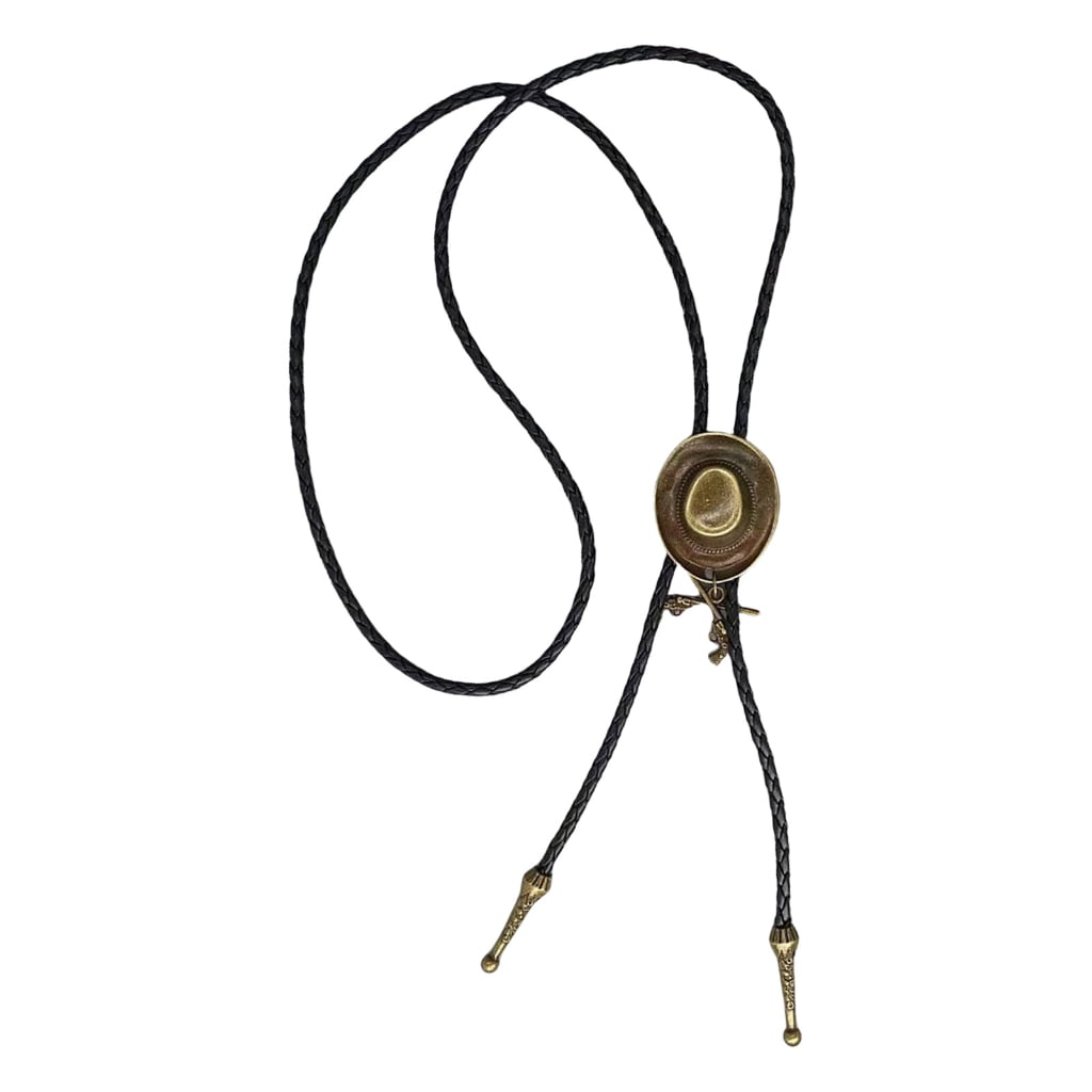 Western Bolo Tie for Men Business Necktie Adjustable Rope Collar ...