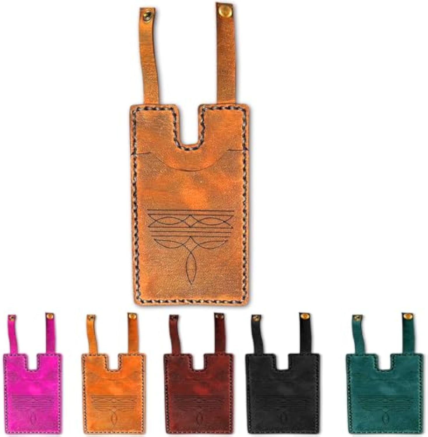 Western Boot Wallet with Snap Strap,2025 Fashion Leather Wallet,Slim ...