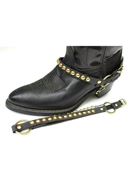 Black Boots Gold Chain