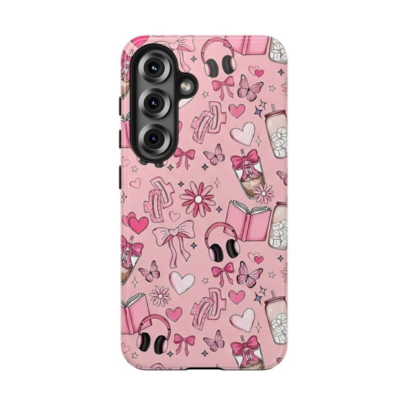 Western Boots and Bow Tough Phone Case Compatible with Galaxy S21, S22 ...