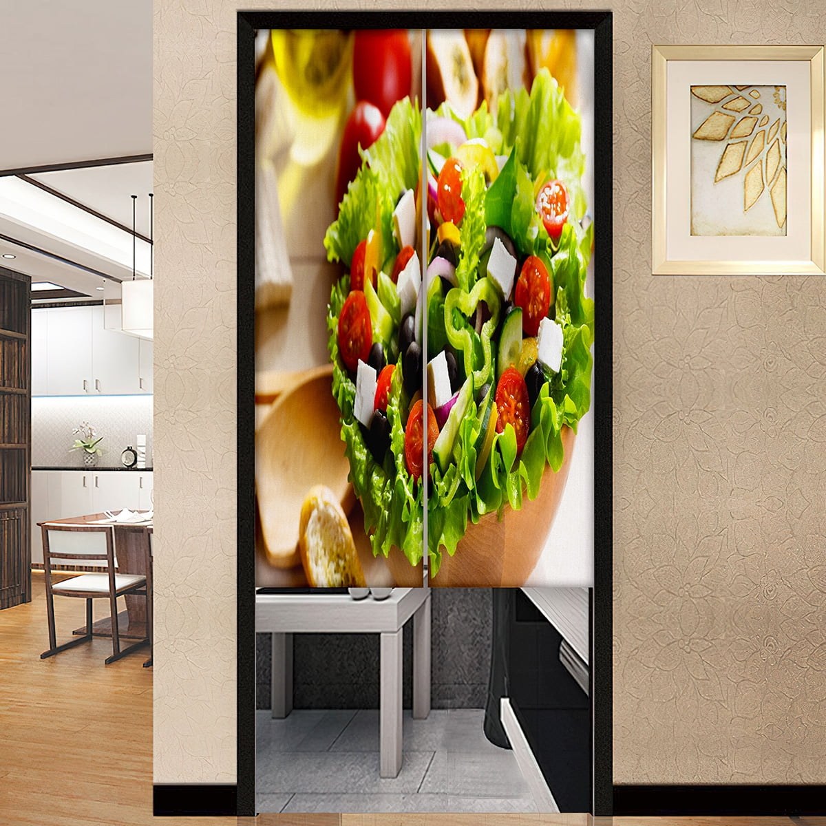 Western Breakfast Door Curtains Food Partition Curtain for Kitchen ...