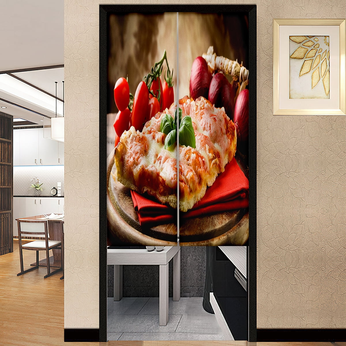 Western Breakfast Door Curtains Food Partition Curtain for Kitchen ...