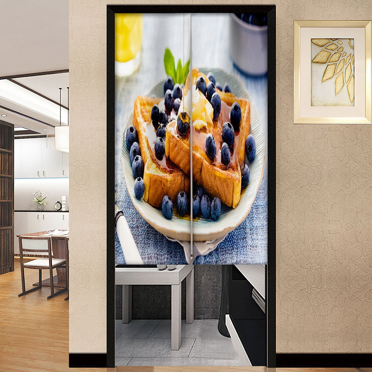 Western Breakfast Door Curtains Food Partition Curtain for Kitchen ...