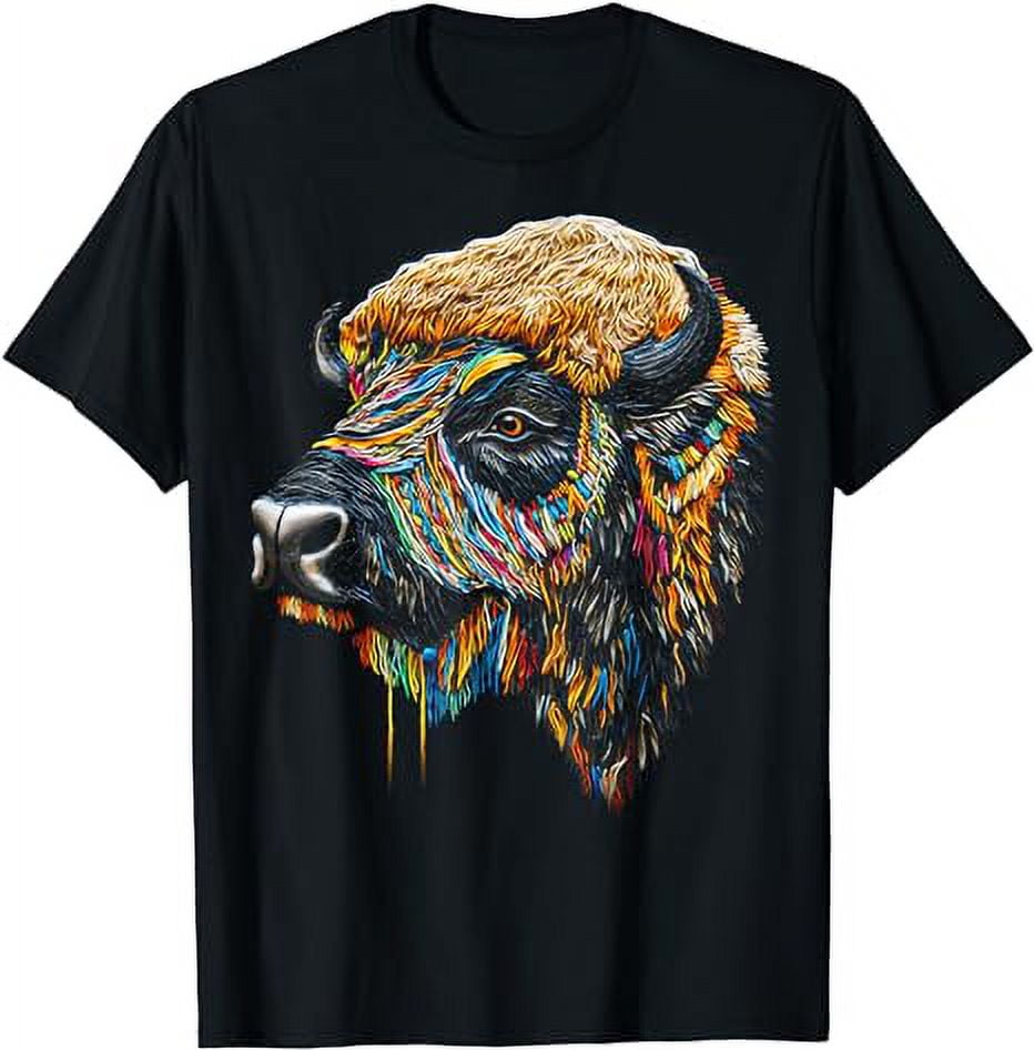 Western Buffalo American Bison T-Shirt - Walmart.com