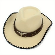 Western Hatband Black & White Genuine Python Snake Skin with 3 Pc ...