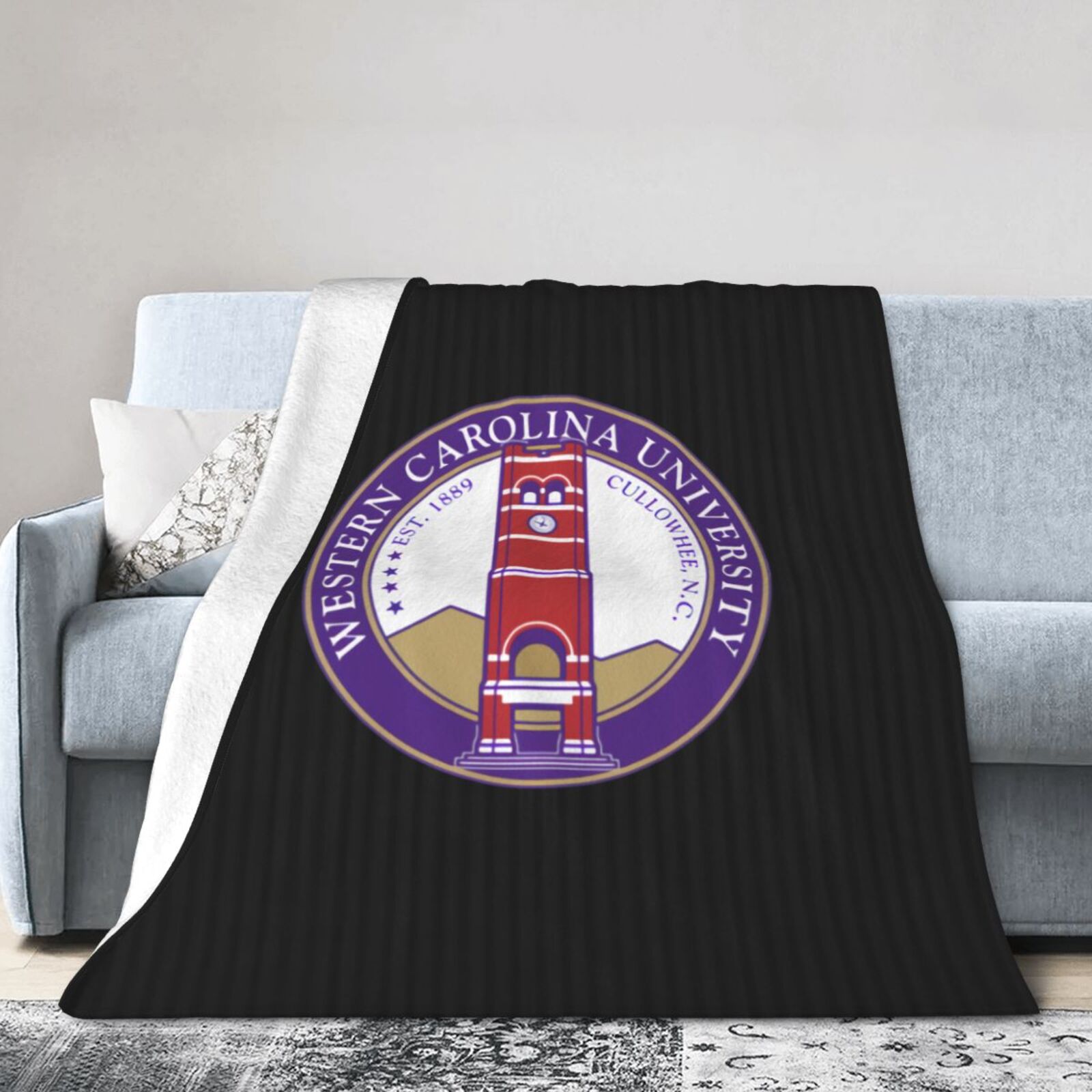 Western Carolina University Ultra-Soft Micro Fleece Blanket Multi-Size ...