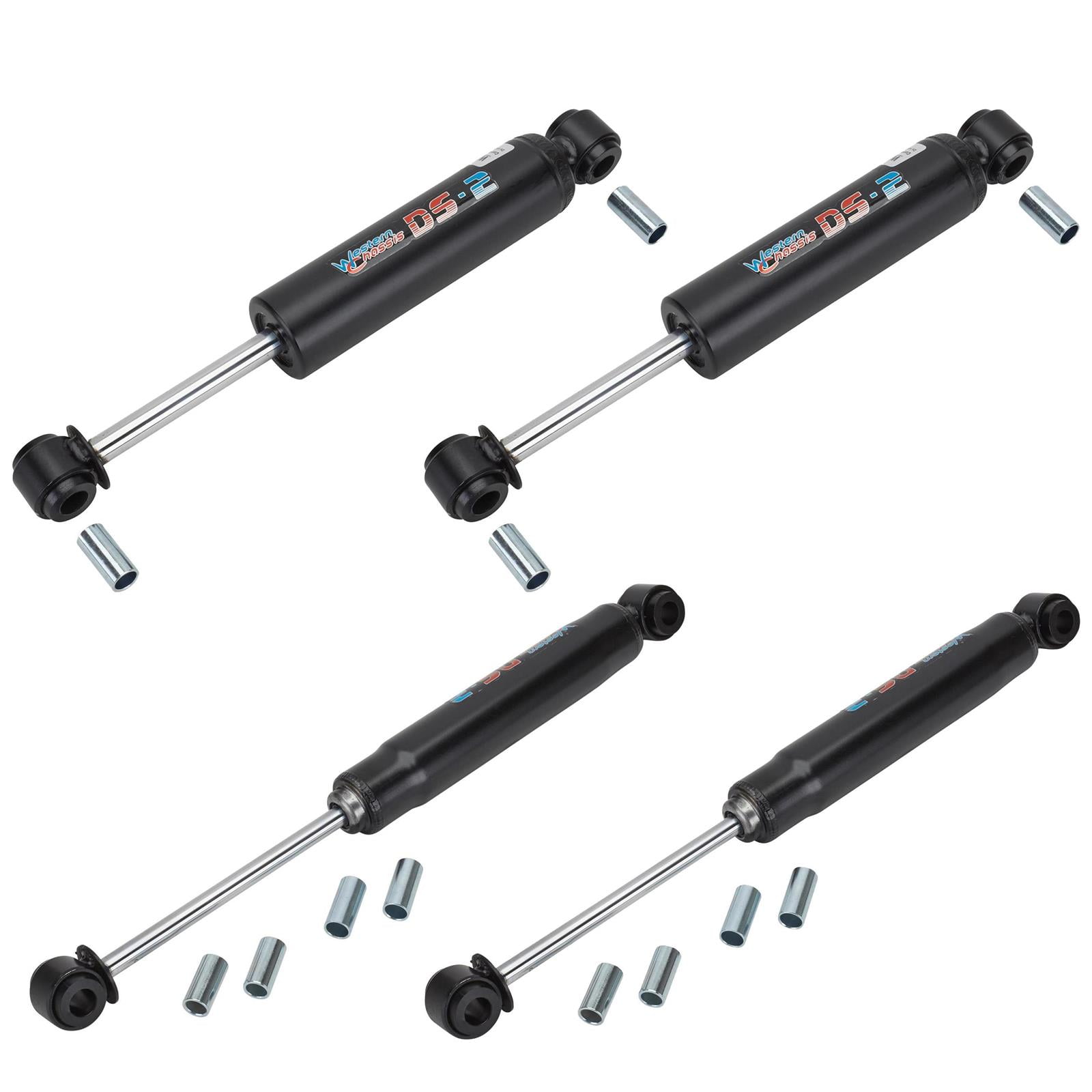 Western Chassis 1963-72 Chevy C10 Drop Front and Rear Shocks - Walmart.com