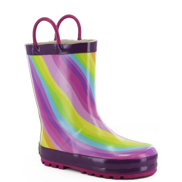 Western Chief Girls' Rainbow Rain Boot - Walmart.com