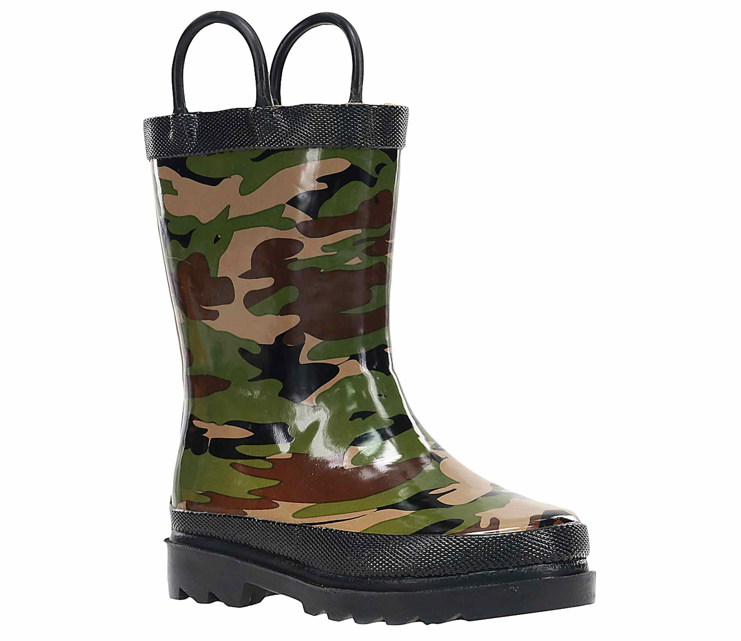 Western Chief Kids Camo Waterproof Rain Boots - Walmart.com