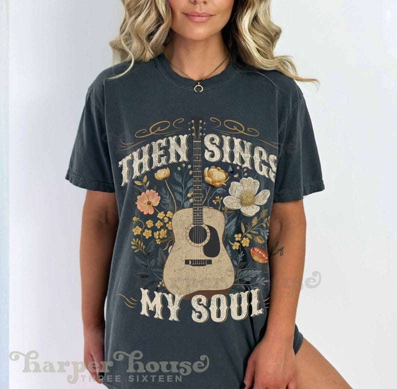 Western Christian Country Music Boho Shirt Transfers Religious Clothing ...