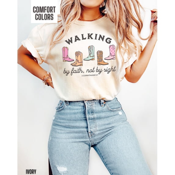 Western Christian Shirt For Women Tshirt Bible Verse T-Shirt Jesus ...