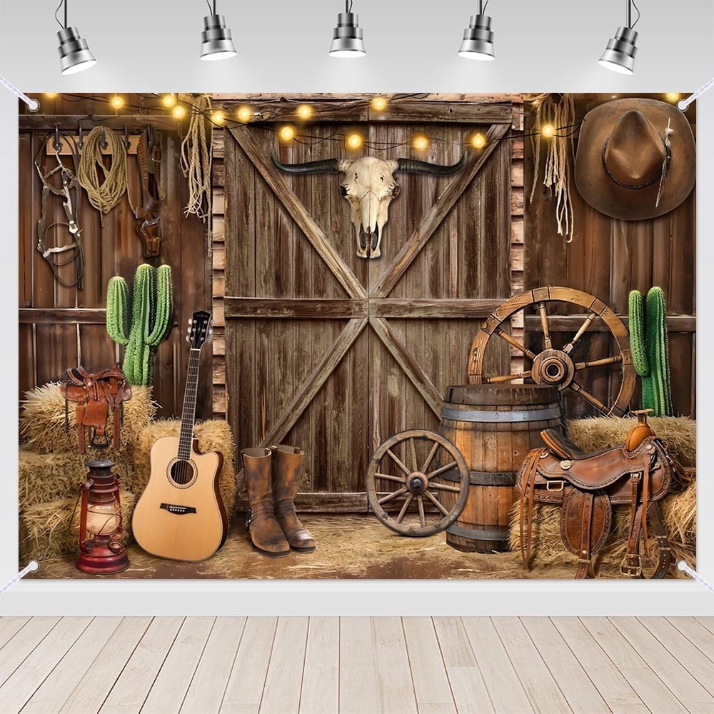 Western Cowboy 7X5FT Backdrop Western Party Decorations Wild West ...