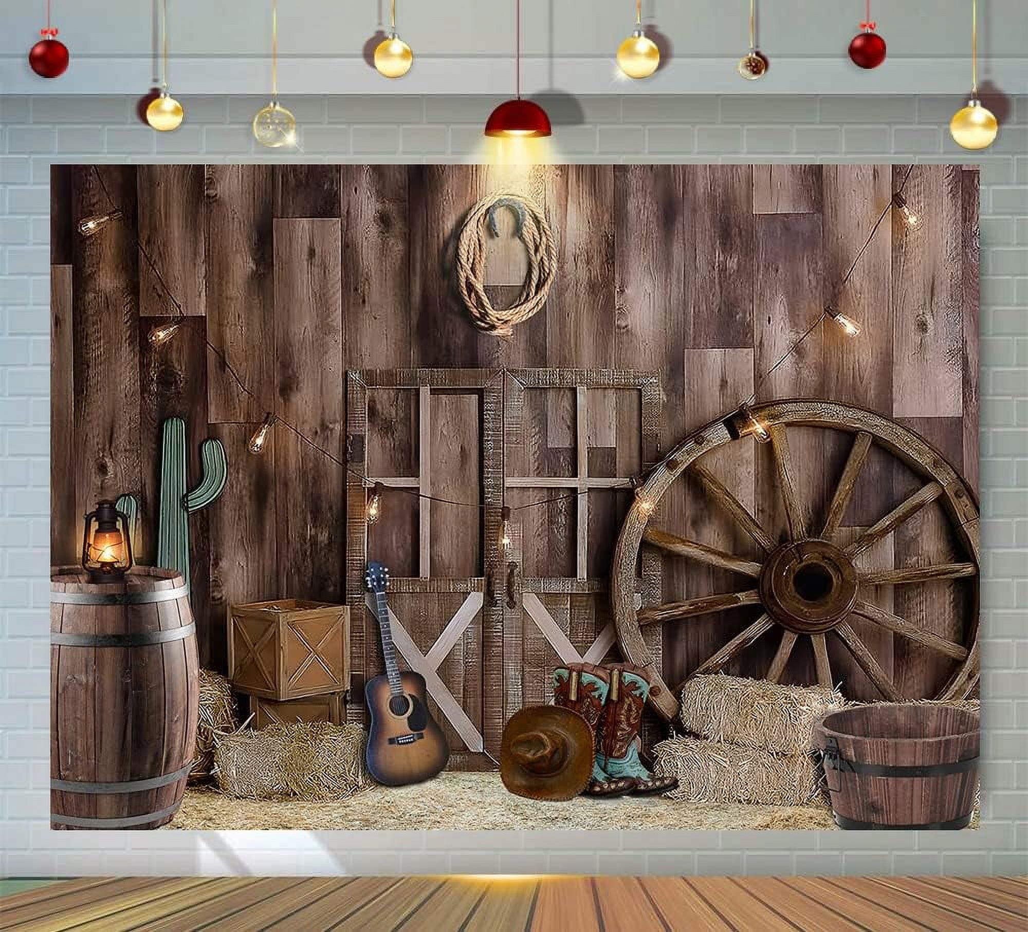 Western Cowboy Backdrop Cowboy Party Photography Backdrop Wild West ...
