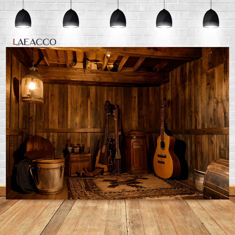 Western Cowboy Backdrop Vintage Wooden House Granary Barn Door Kids ...