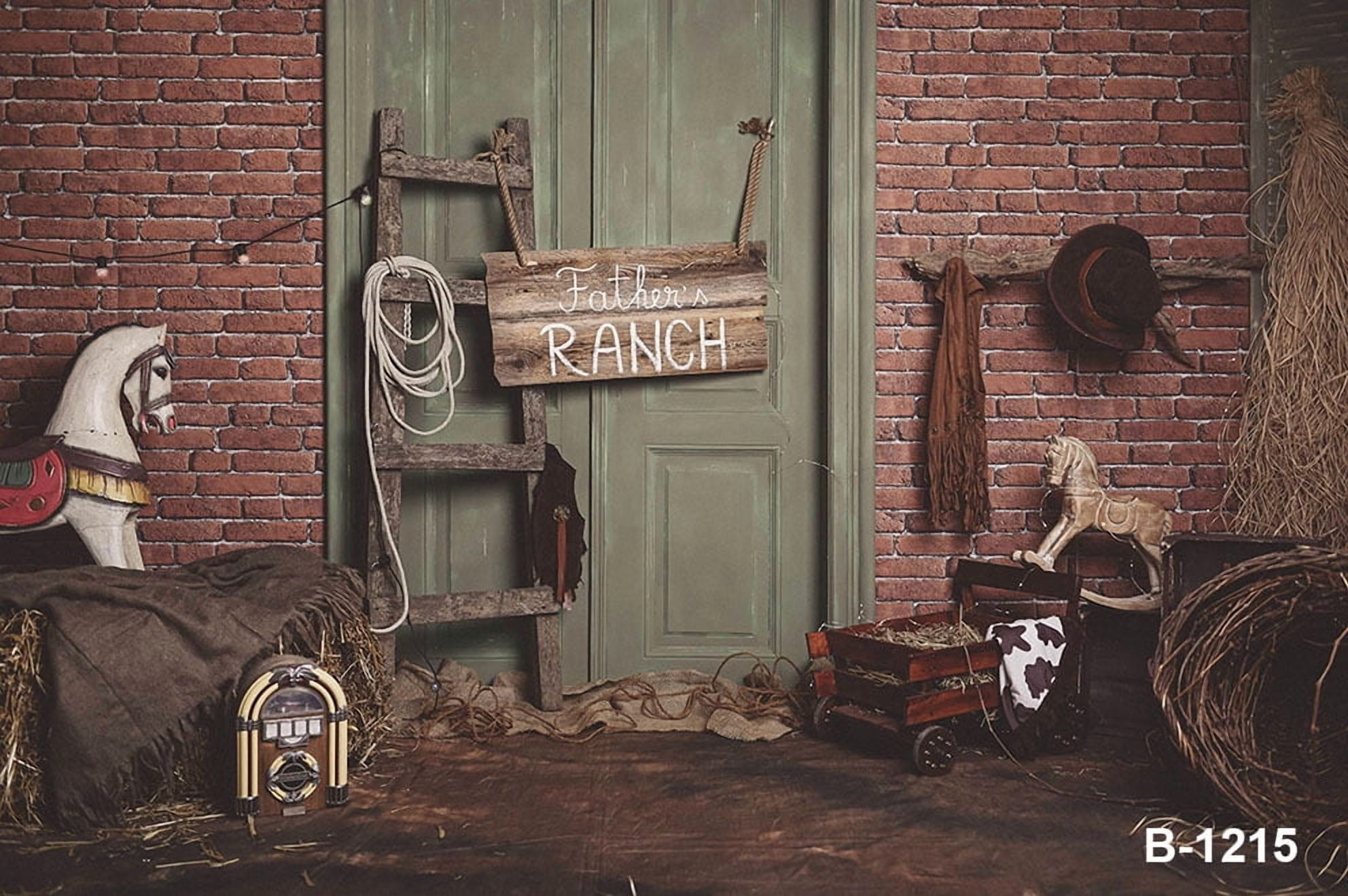 Western Cowboy Backdrop Western Party Decorations Wild West Vintage ...