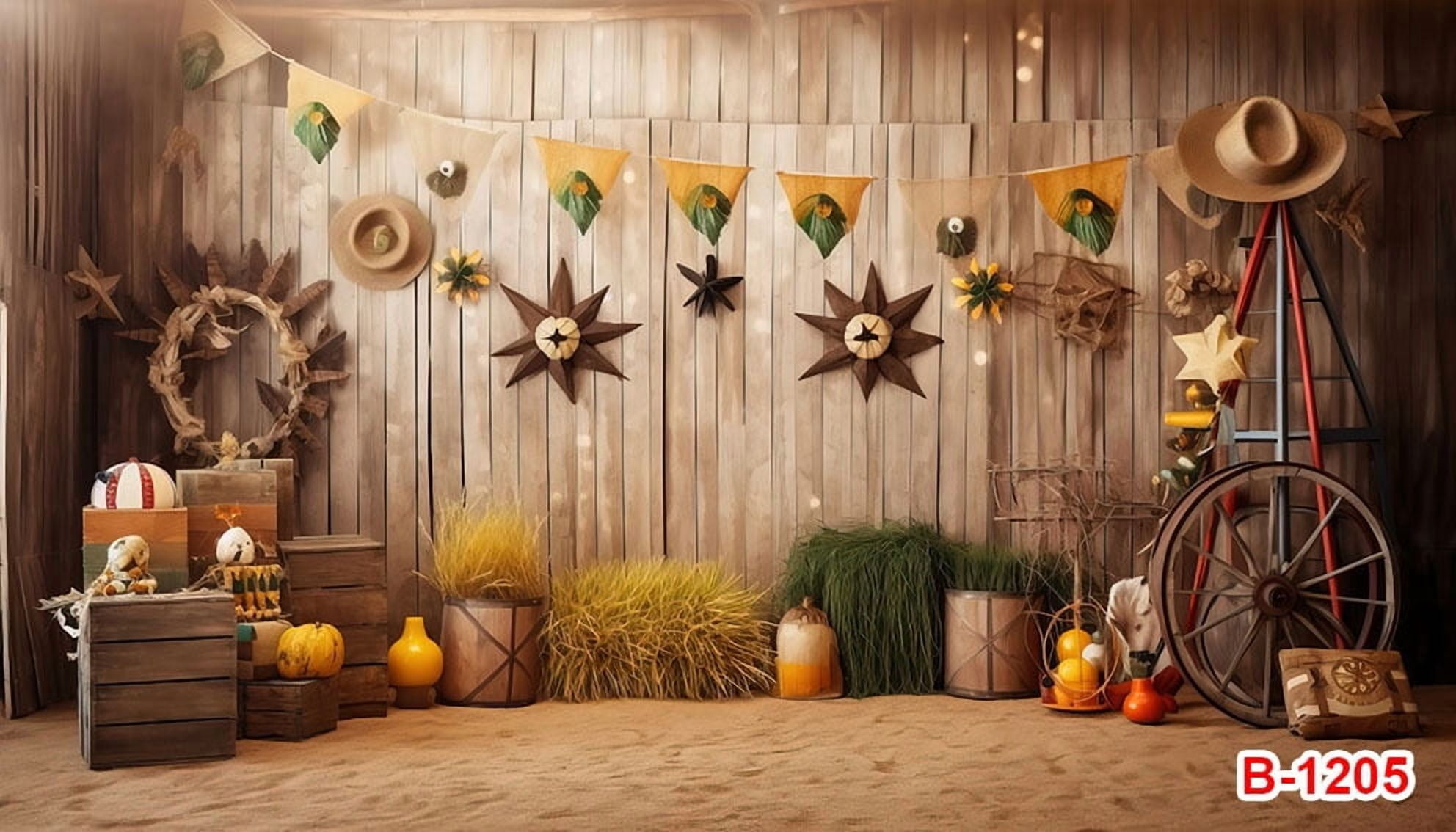 Western Cowboy Backdrop Western Party Decorations Wild West Vintage ...