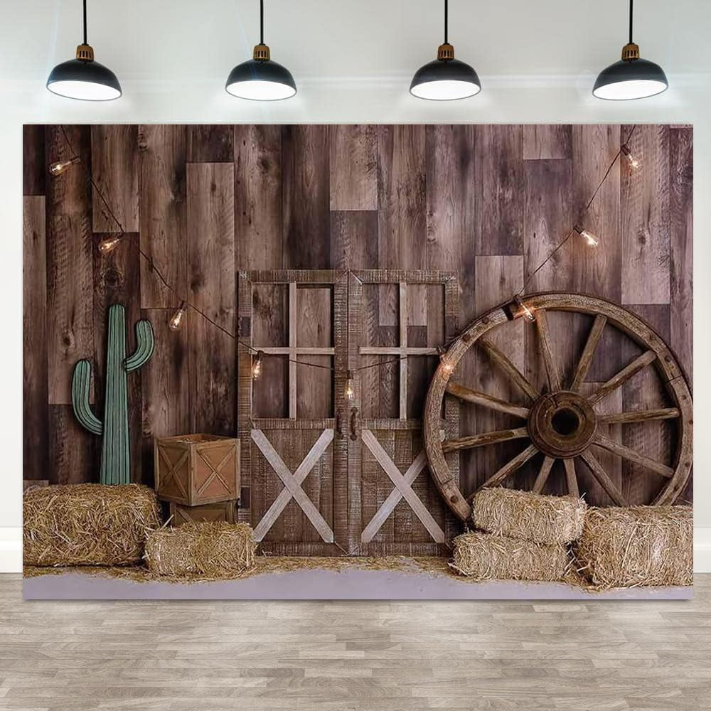 Western Cowboy Backdrop Western Party Supplies Wild West Decorations ...