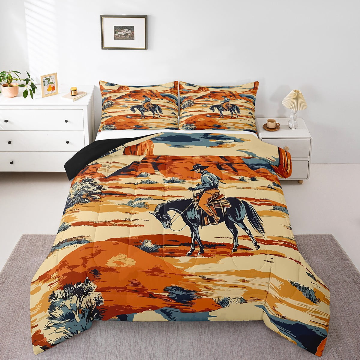 Western Cowboy Bedding Sets Western Farmstyle Full Comforter Set ...