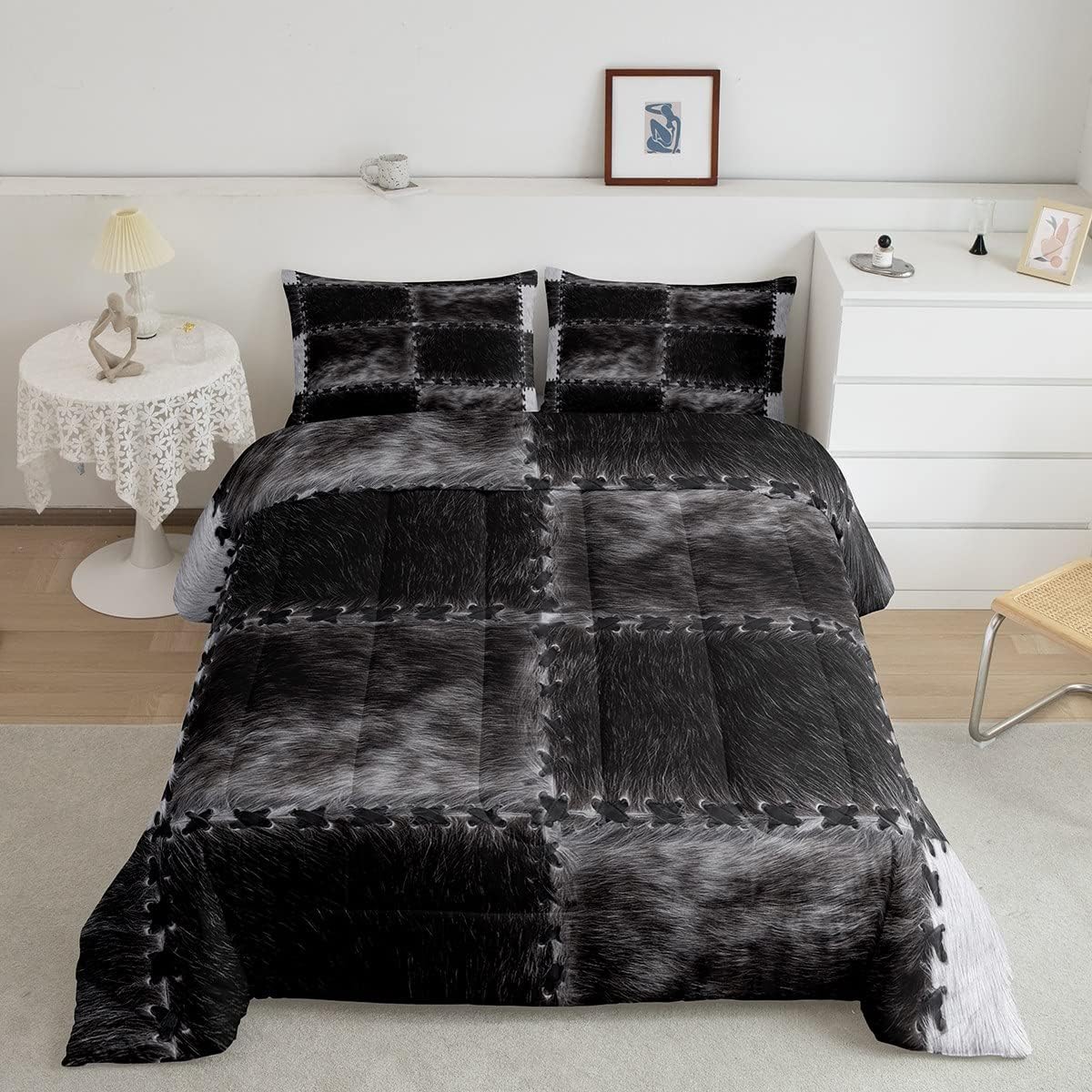 Western Cowboy Comforter Set Rustic Farmhouse Cowboy Bedding Set ...