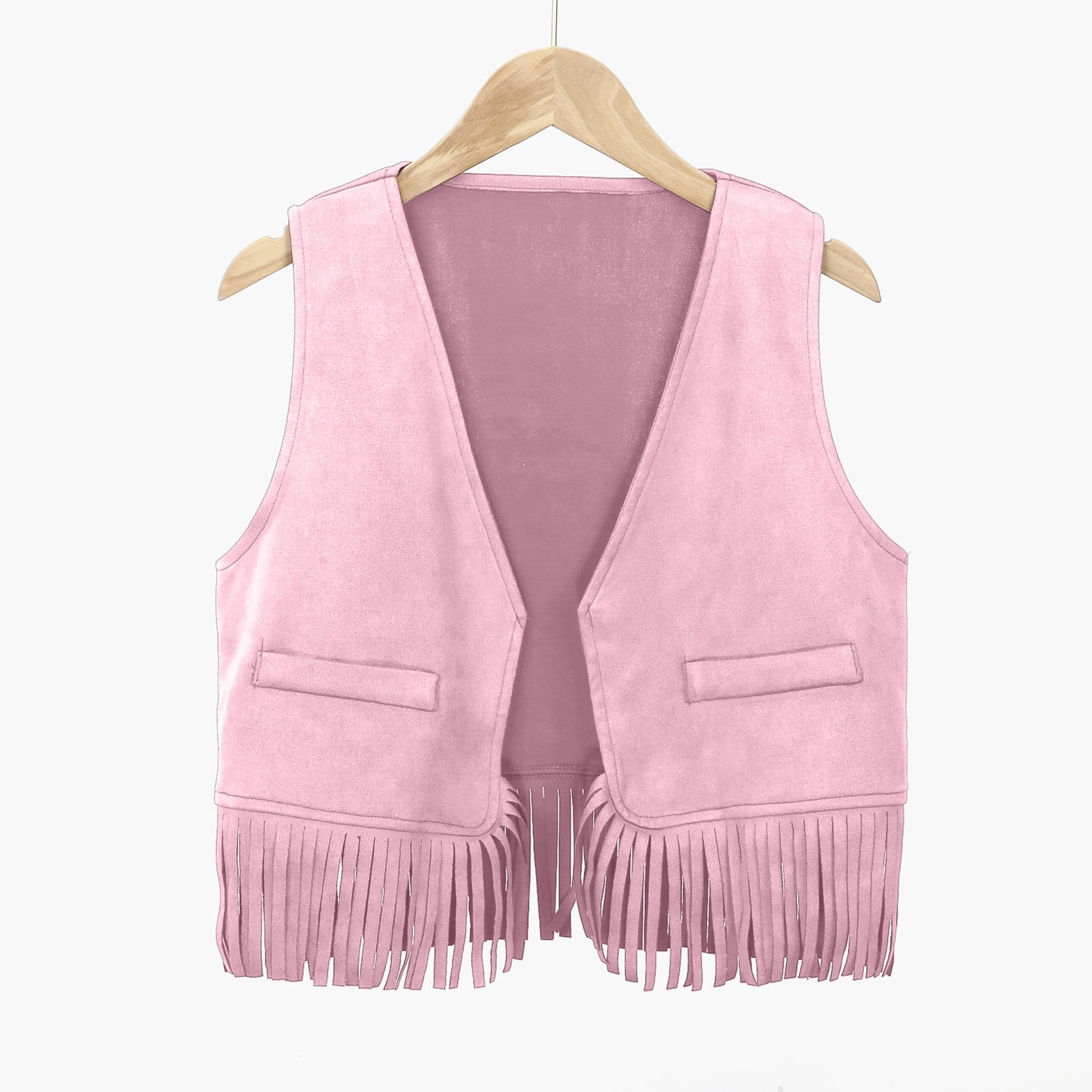 Western Cowboy Cow Girl Vest for Girls - Stylish Dress-up Top with ...