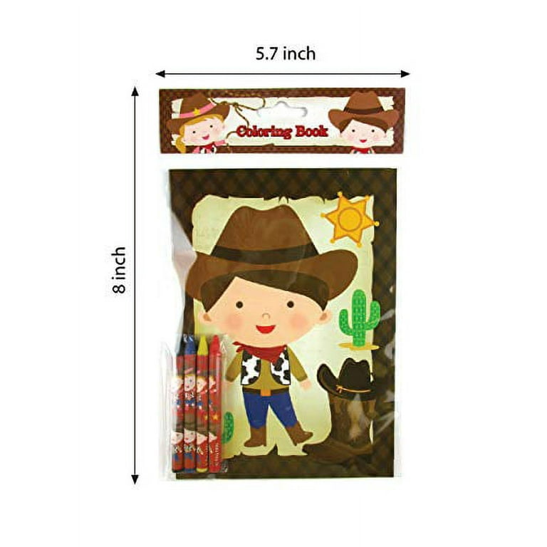 western theme coloring book
