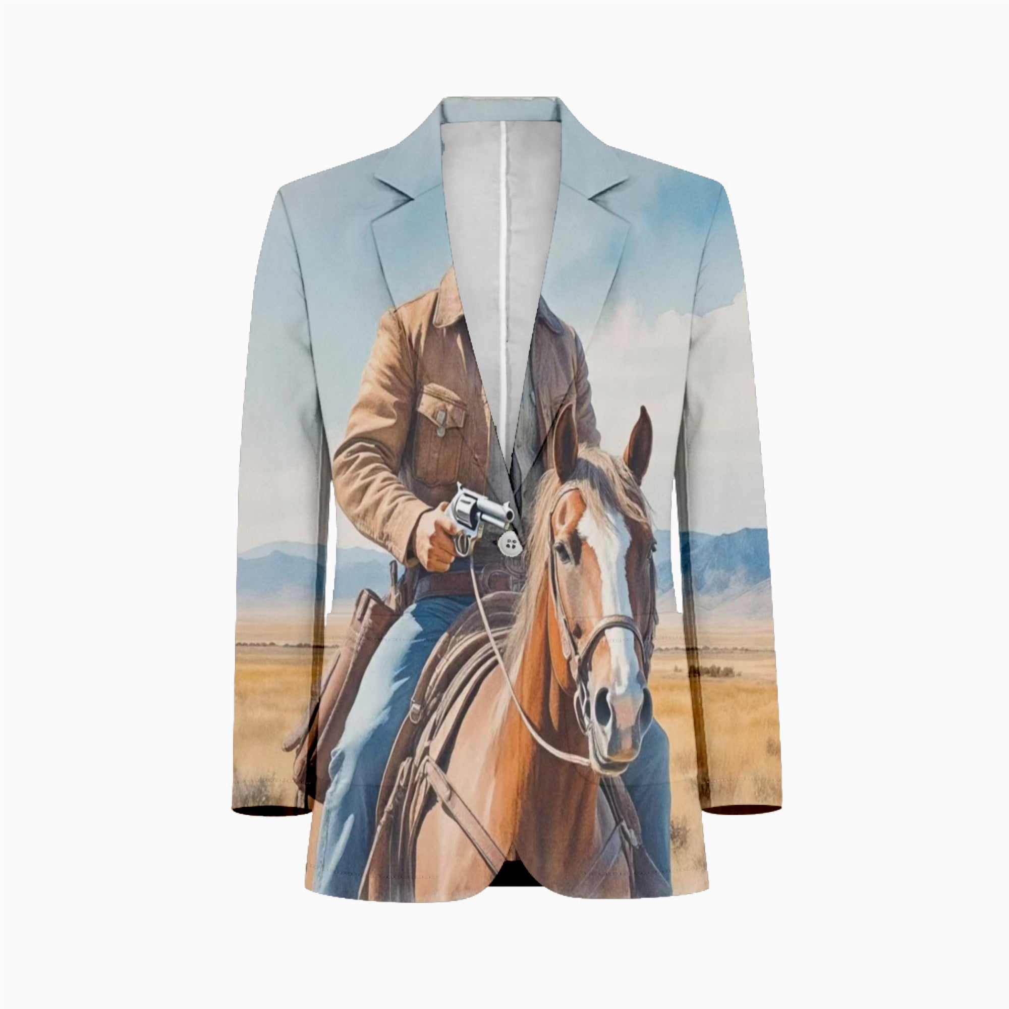 Western Cowboy Customized Men's Suits full man Shawl Collar Gentleman ...