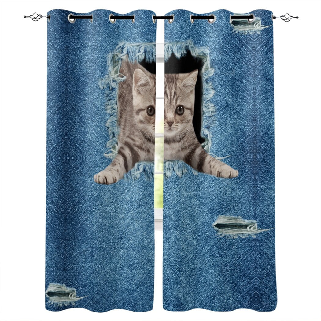 Western Cowboy Elements Country Style Window Curtain Living Room ...